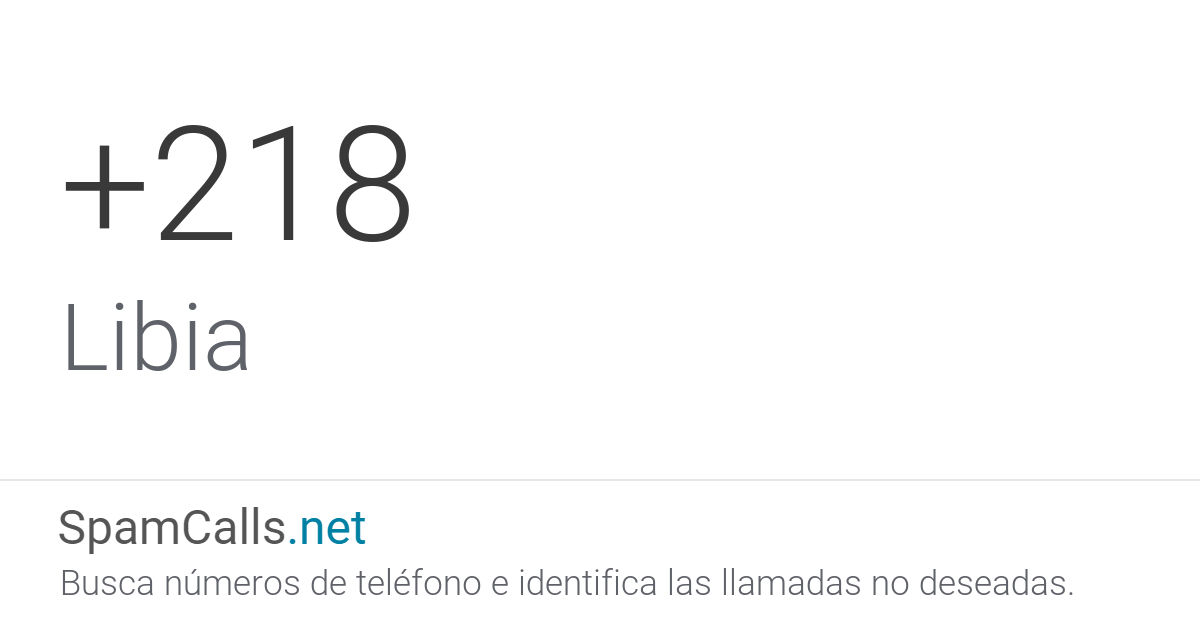 c-digo-de-pa-s-218-llamadas-telef-nicas-de-libia